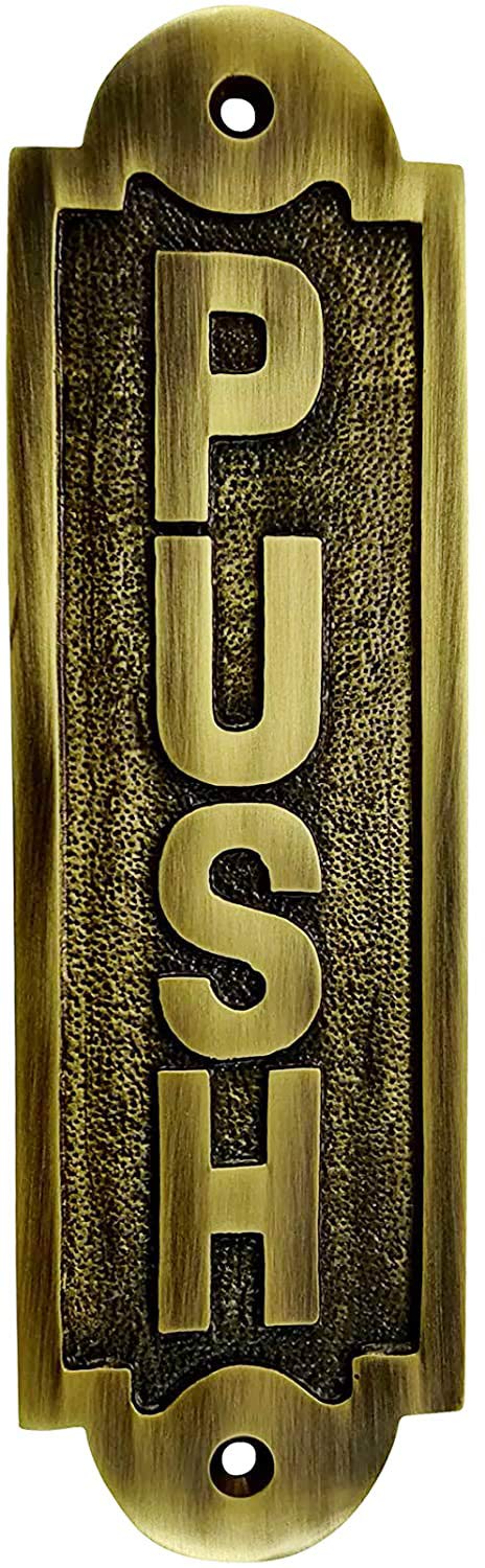 Buy Sign Plaque, Designer Sign Push Sign Metal Plaque for Push Business ...