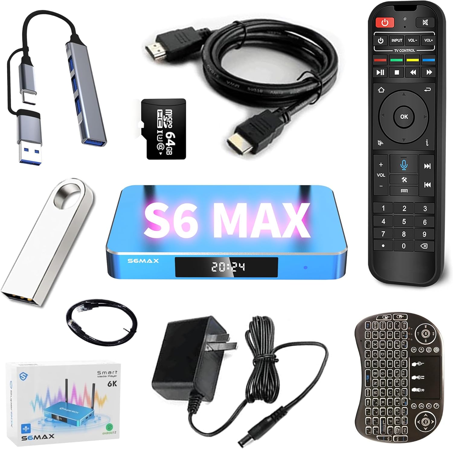 Amazon.com: Super S6M-A-X Voice Remote Control with Accessory : Electronics