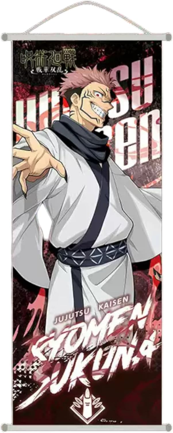 JJK Hanging Poster Wall Art Banner Anime Jujutsu Yuta Nanami Suguru ...