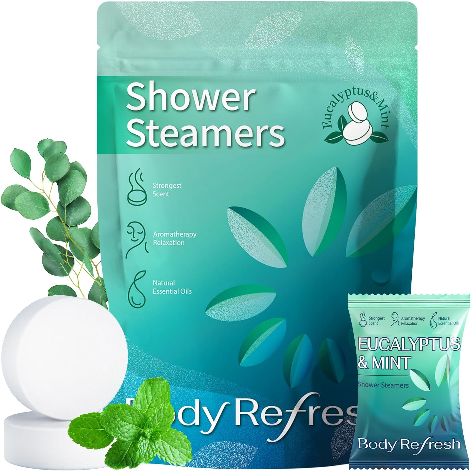 Amazon.com: Shower Steamers Aromatherapy -18 Packs Eucalyptus Mint ...