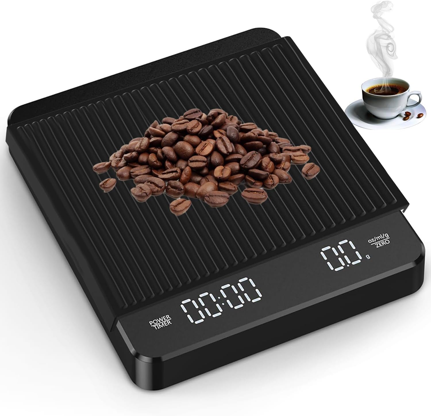 TIMEMORE Coffee Scale Basic 2.0 Electronic Espresso Scale with with ...