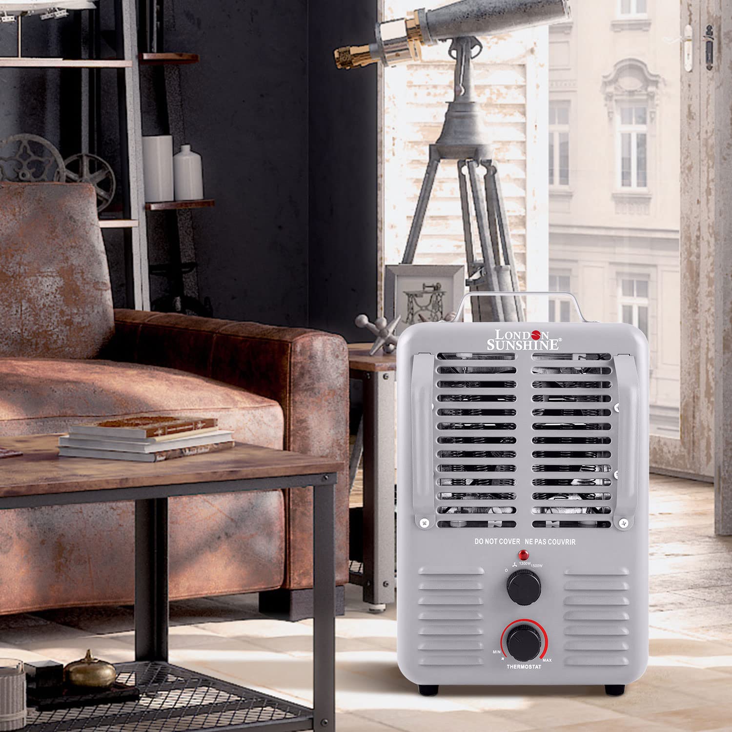 Snapklik.com : London Sunshine Milkhouse Utility Electric Portable Heater