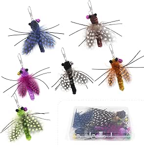 SONGWAY Cat Wand Toy Replacement - 6 PCS Insect Cat Toy Feather Refills ...