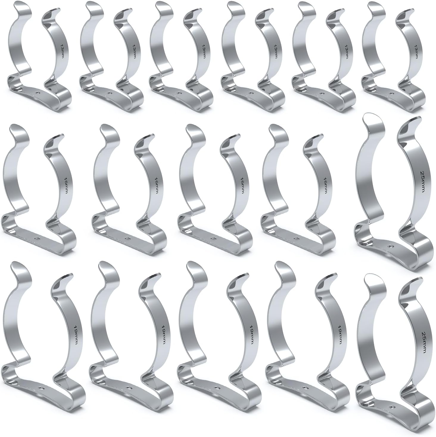 Harrier Wall-Mount Spring Clamps for Tools, Rakes and Brooms, 10-Pack ...