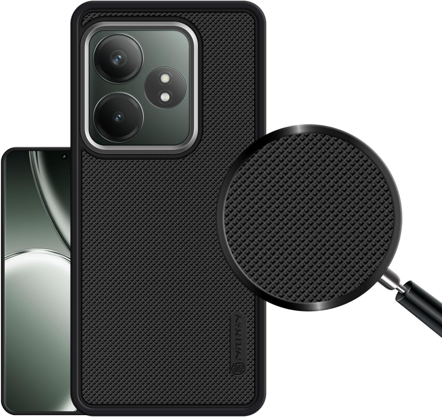 SPAZY CASE® Realme GT 6T Back Cover | Rubber Case with Soft Silicone ...