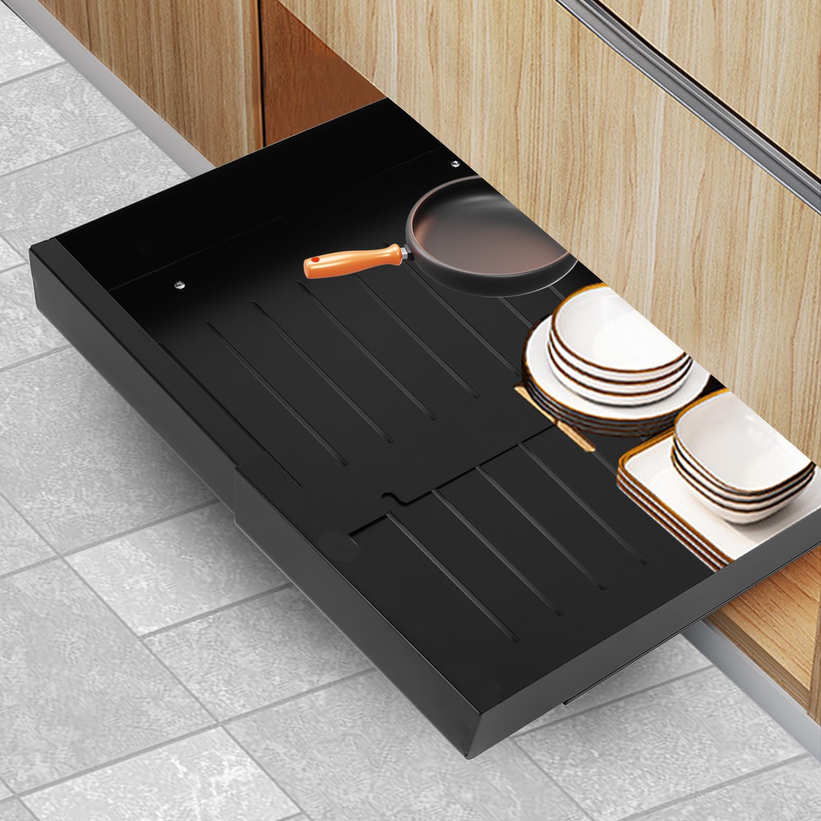 Pull out Cabinet Organizer,Slide Out Drawer Shelves for Kitchen ...