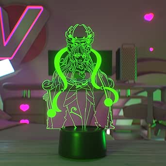 Otaku Lamps Haruka VShojo – Anime Lamp Figure Night Light, 16 Color RGB ...
