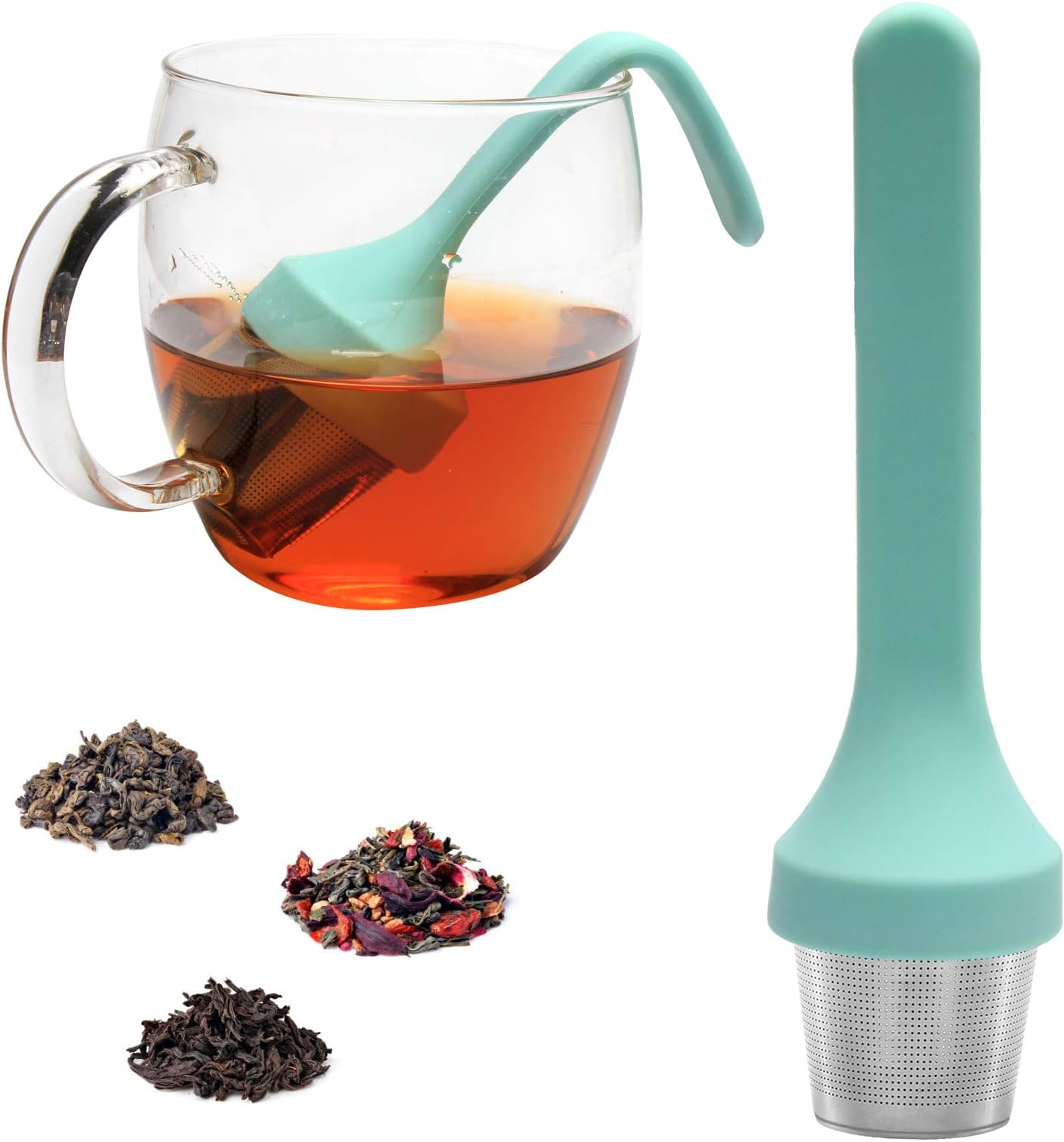 Amazon.com: Fenshine Tea Infuser, Extra Fine Mesh Tea Cup Filter ...