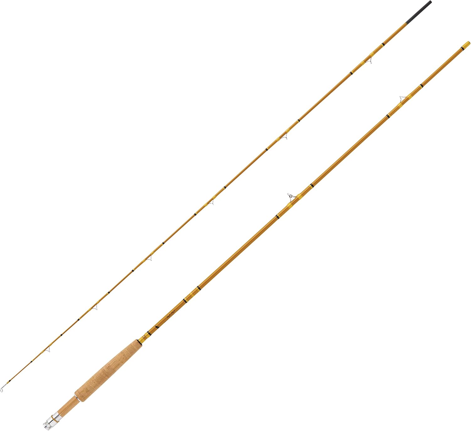 Amazon.com : EAGLE CLAW Crafted Glass Fly Rod 7'6" 2 PC 3 LINE WT ...