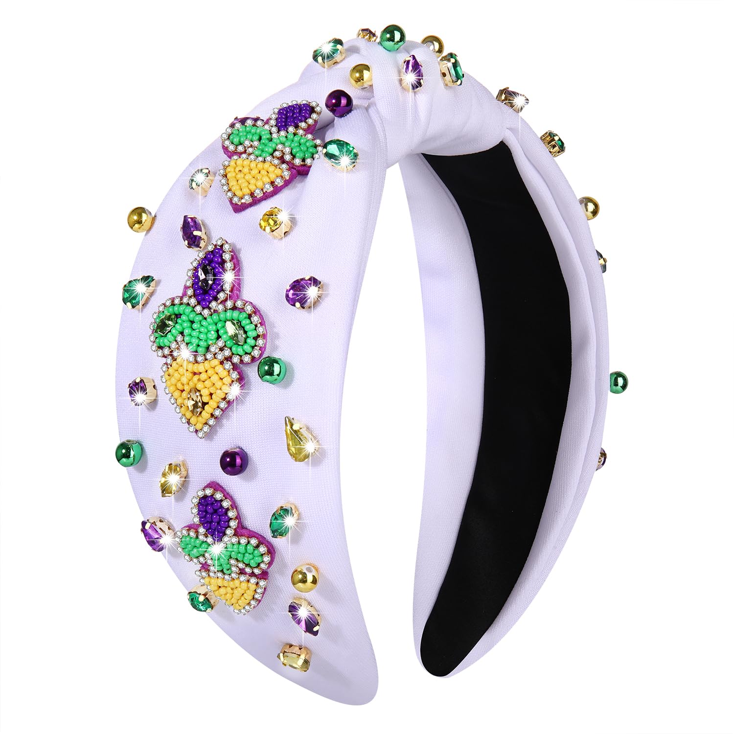 Amazon.com : MOLOCH Mardi Gras Headband Carnival Hair Accessories for ...