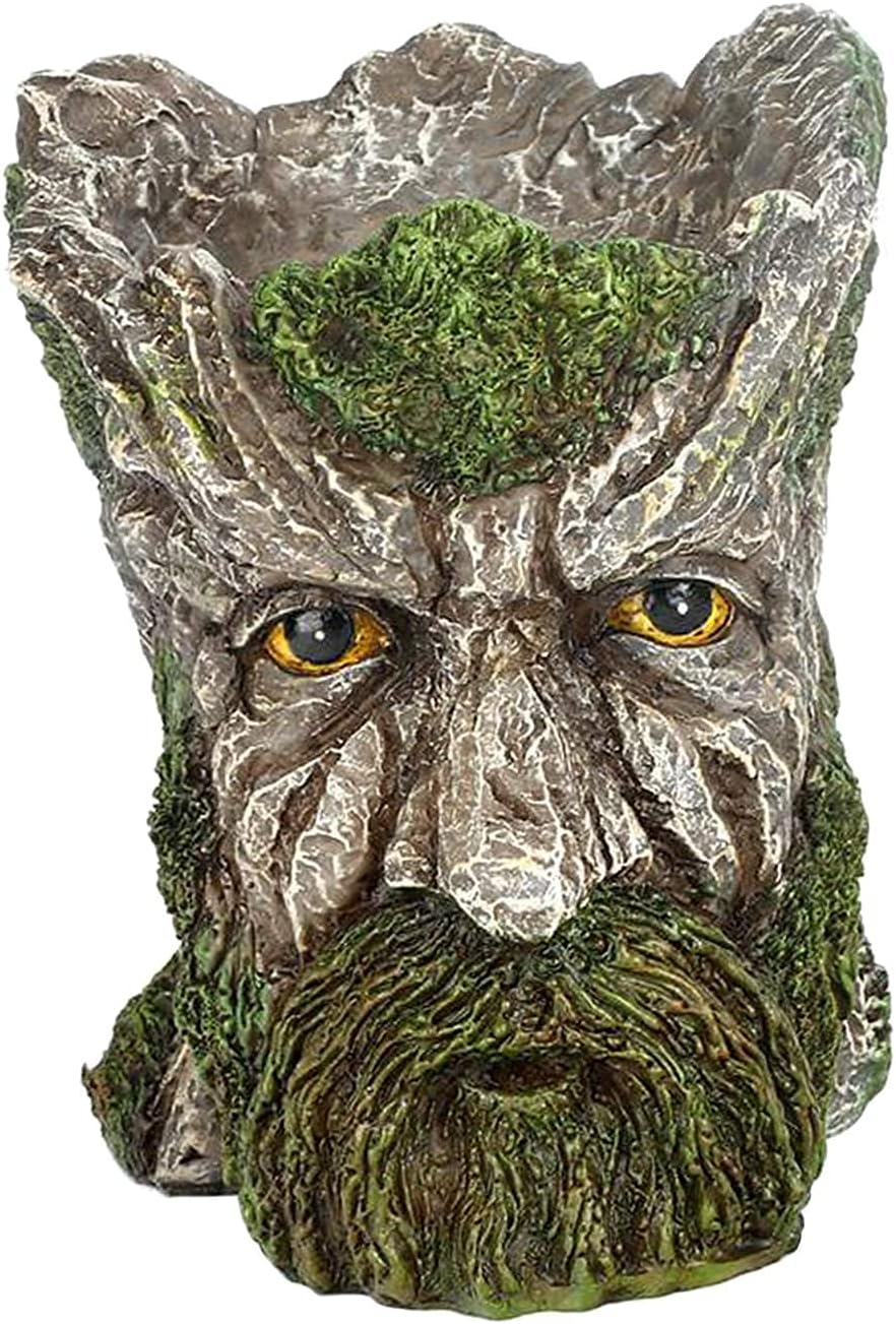 Amazon.com : Succulent Planter Pot Santa Old Man Tree Face Head Planter ...