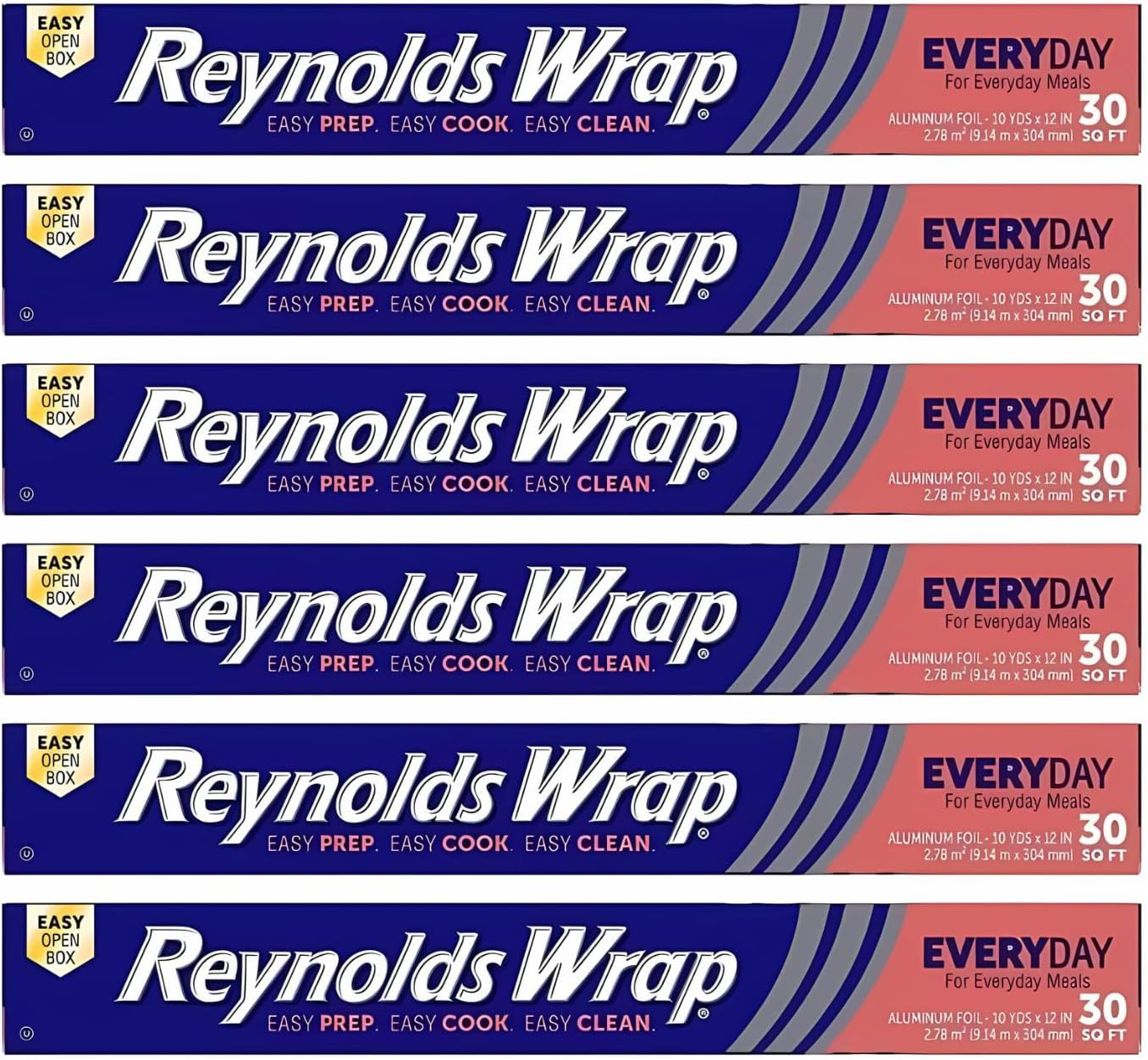 Amazon.com: Reynolds Wrap Aluminum Foil - 250 sq. ft. - 2 Count ...