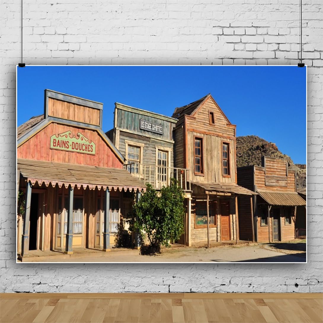 Old West Banner Large Cowboy Party Decoration Western Wanted Photo