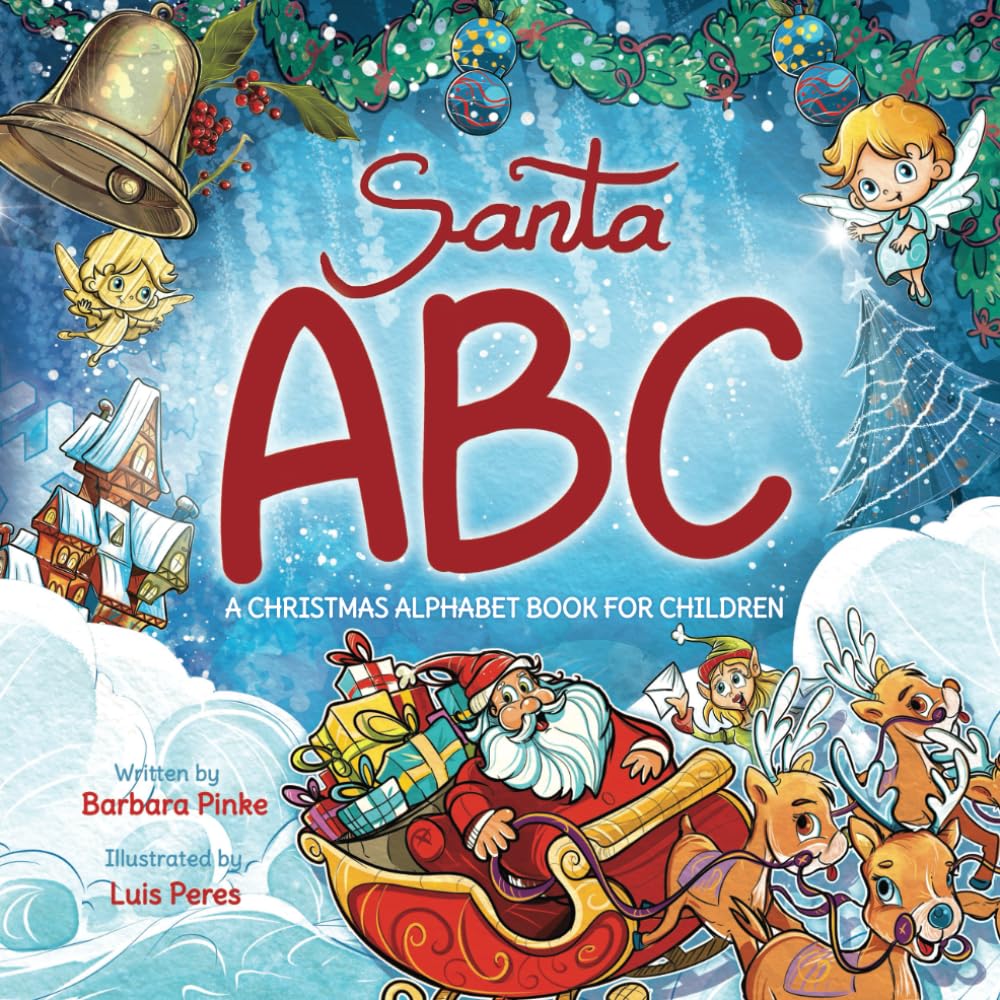 Santa ABC - A Christmas Alphabet Book for Kids: Enjoy Reading FunFacts ...