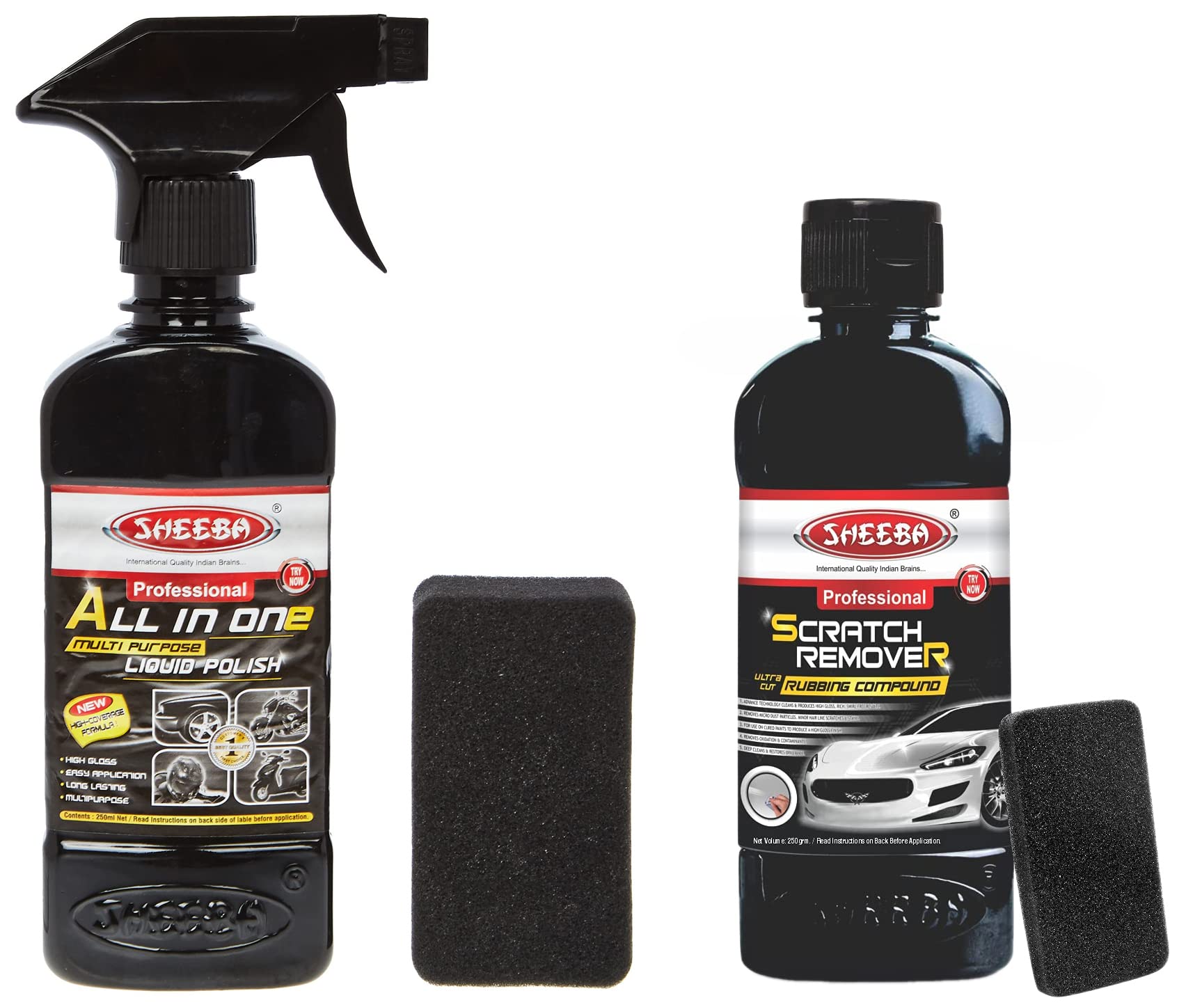 Sheeba All-in-One Multi Purpose Polish (250 ml) (SAIO372501) & Sheeba ...