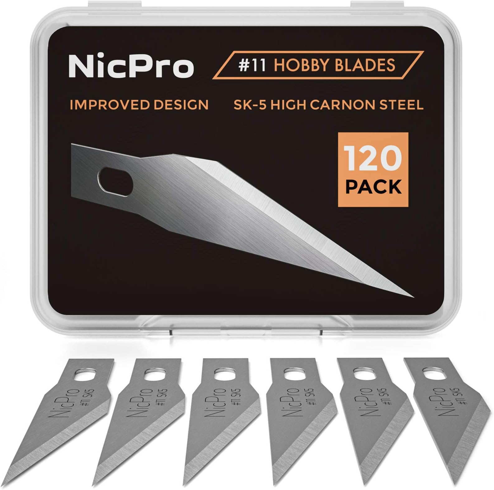 Amazon.com : X-Acto® Knife Blades, No. 11 Blade With Safety Dispenser ...
