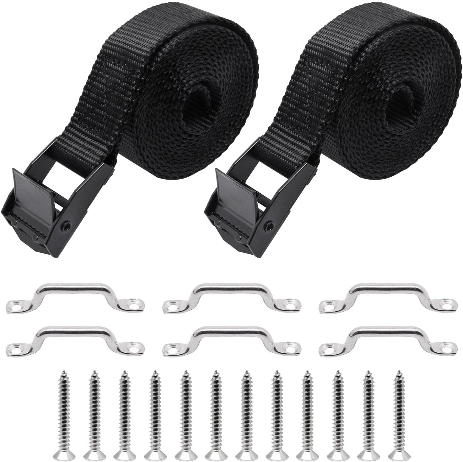 Amazon.com: YYST 54" Battery Tie Down Strap Kit Battery Hold Down Strap ...