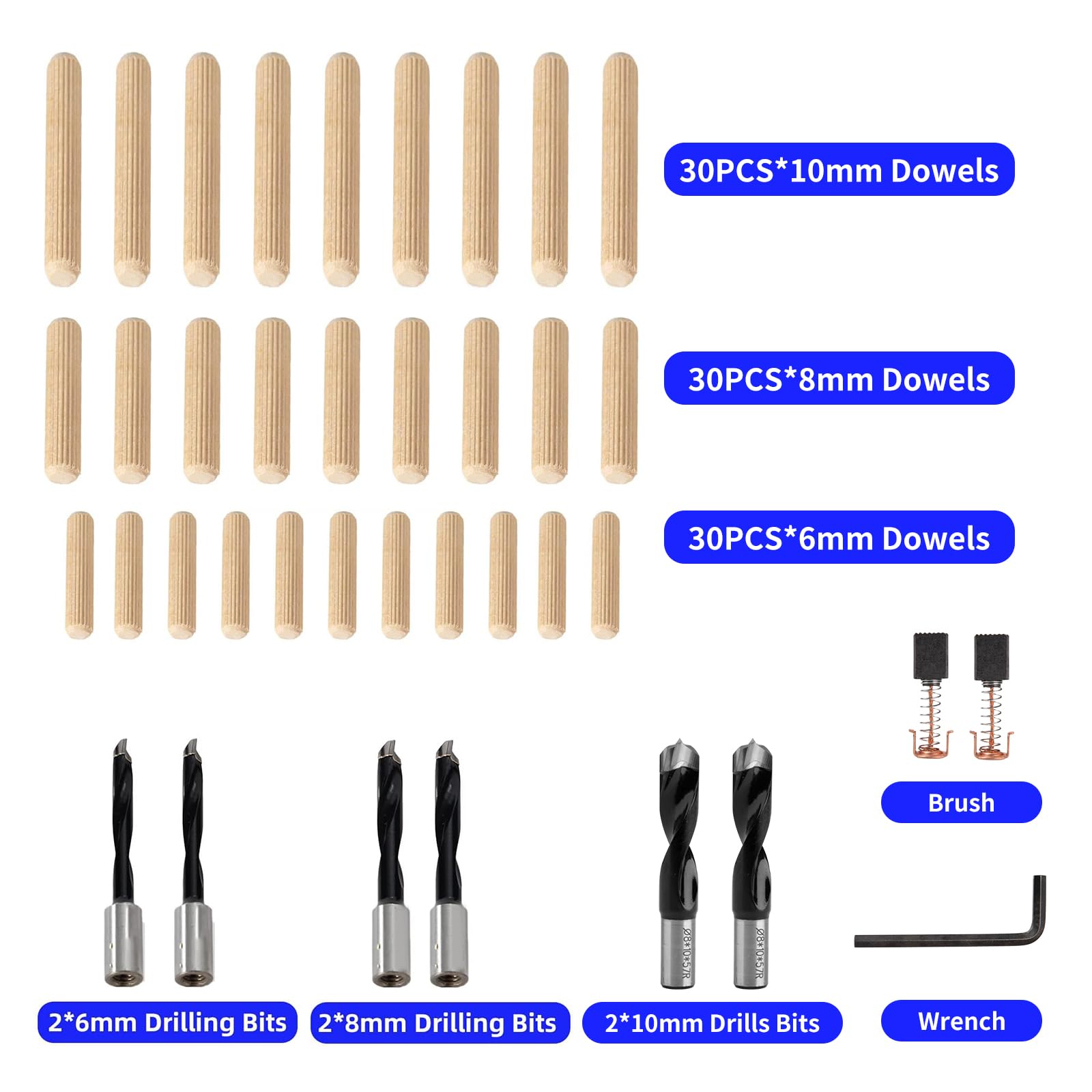 Snapklik.com : Igooo Dual-Spindle Doweling Jointer DJ710, 710W 120V ...