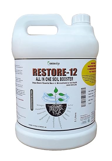 Greenedge RESTORE 12 SOIL BOOSTER (5 Liters) 12 IN 1 MACRO & MICRO ...