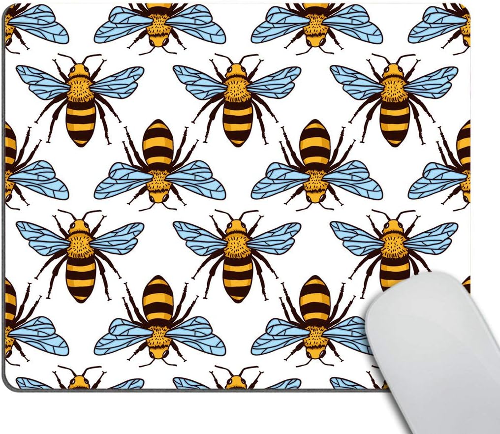 Amazon.com: PUVOXHO Queen Bee Square Mouse Pad, Non-Slip Rubber Base ...