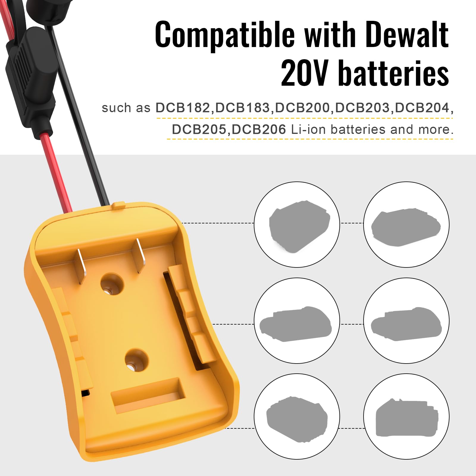 Snapklik.com : For Power Wheel Adapter Compatible