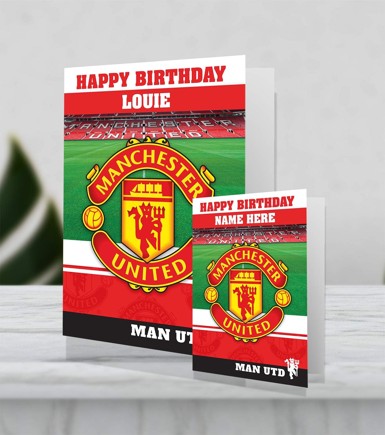 Official Manchester United Football Club Birthday Card - Personalise ...