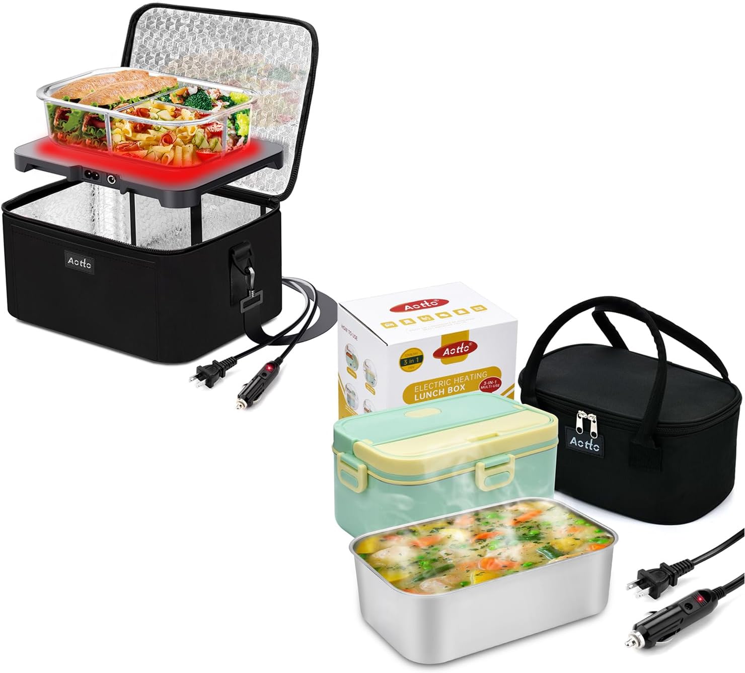Amazon.com: Aotto Portable Oven Food Warmer and Heater, Electric Heated ...