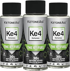 Amazon.com: KetoneAid KE4 Pro Ketone Ester Drink | Not a Ketone Salt ...