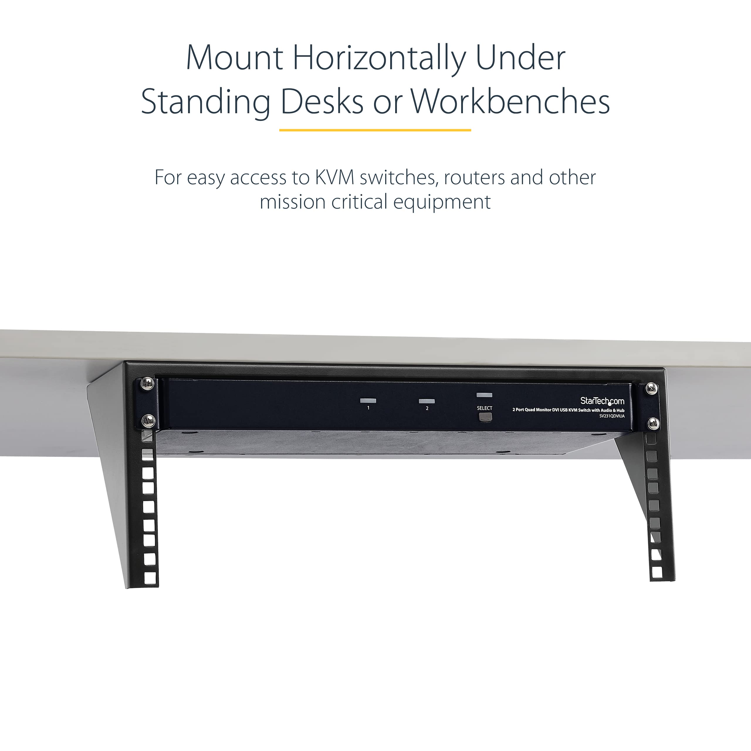 Buy StarTech.com 4U Wall Mount Patch Panel Bracket - 19 inch Steel ...