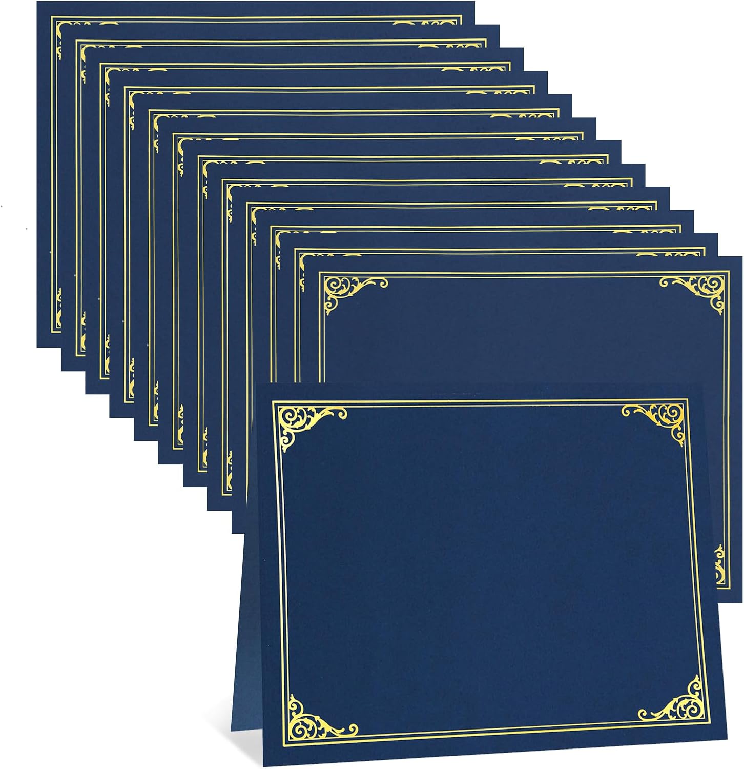 Amazon.com : Certificate Holders, 12 Pack Navy Blue Diploma Holders ...