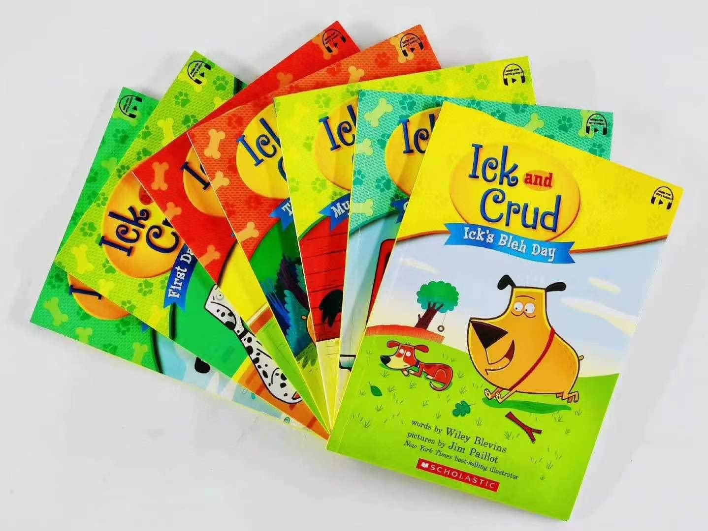 Ick and Crud Children Reading Books 7 Books Collection Set: Jim Paillot ...