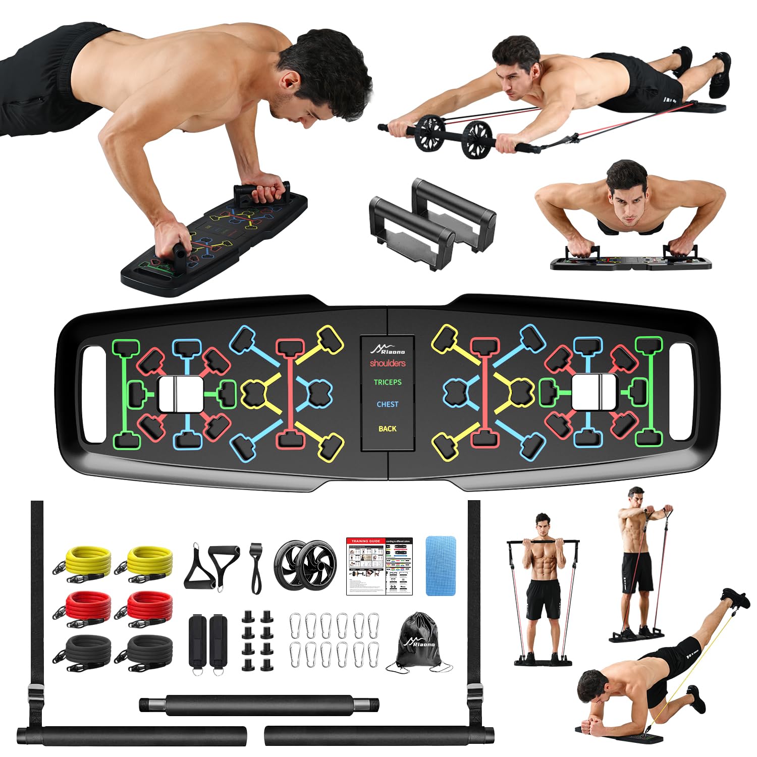 Snapklik.com : Push Up Board,workout Equipment Home gymPortable Multi ...