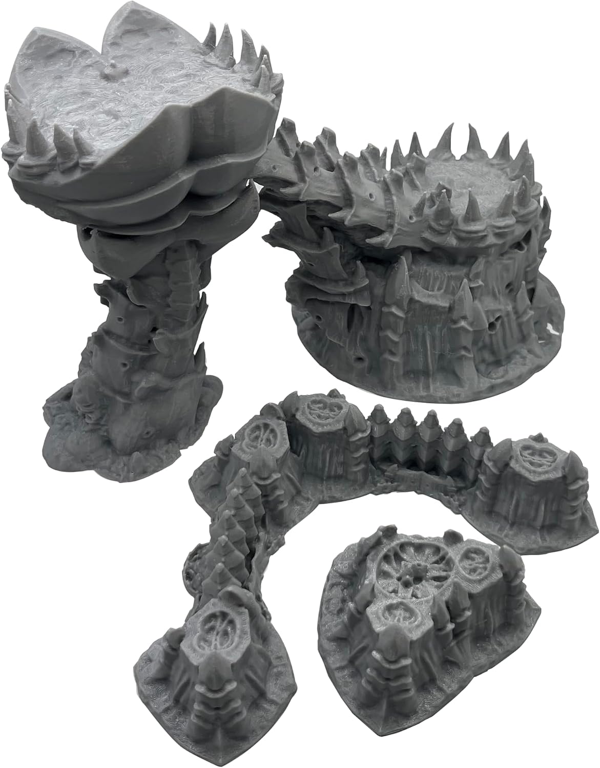 Amazon.com: Hautico Tyran Terrain Set for 28mm 40K Wargame Tabletop, 3D ...