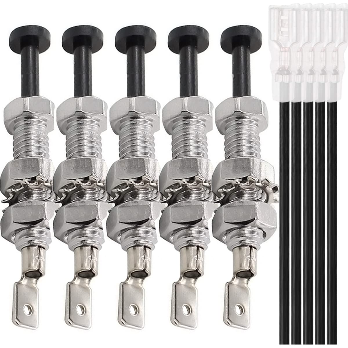 DKARDU Door Jamb Switch Flange Light Hood Mount Pin for Car Truck Boat ...