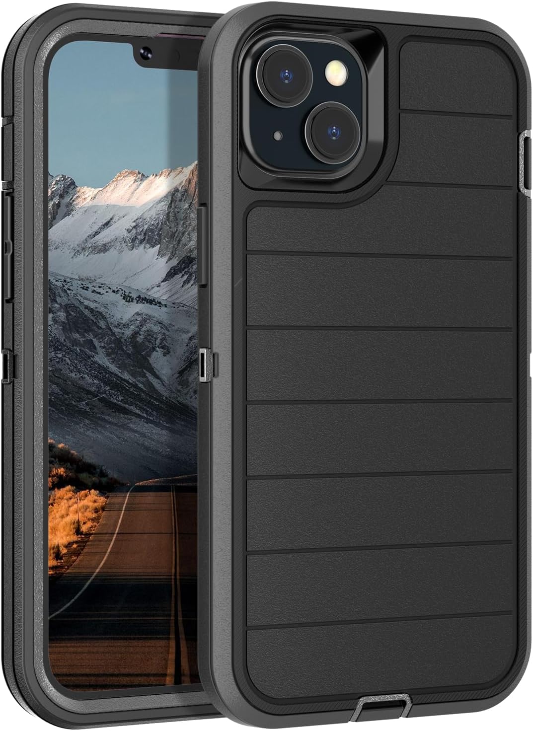 Paprose for iPhone 15 Plus Case,Heavy Duty 3-Layer[Shockproof ...