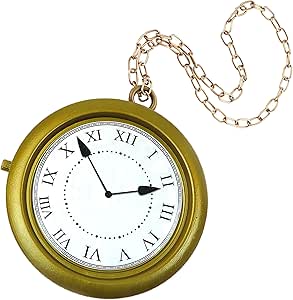 Amazon.com: 4E's Novelty White Rabbit Clock - 8" Oversized Clock ...