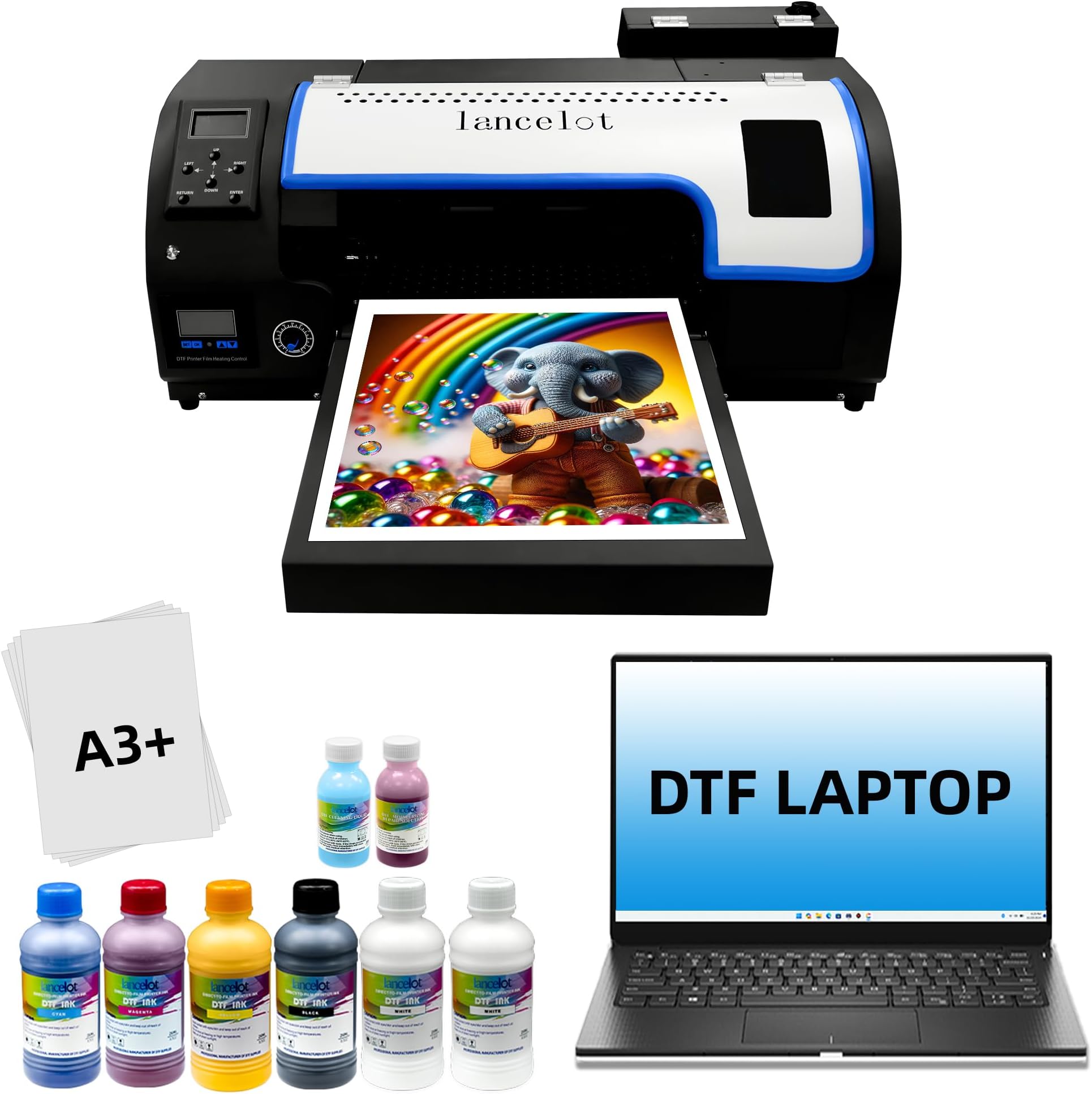 Amazon.com: Procolored F13 Pro Panda DTF Printer A3 Dual XP600 13 ...