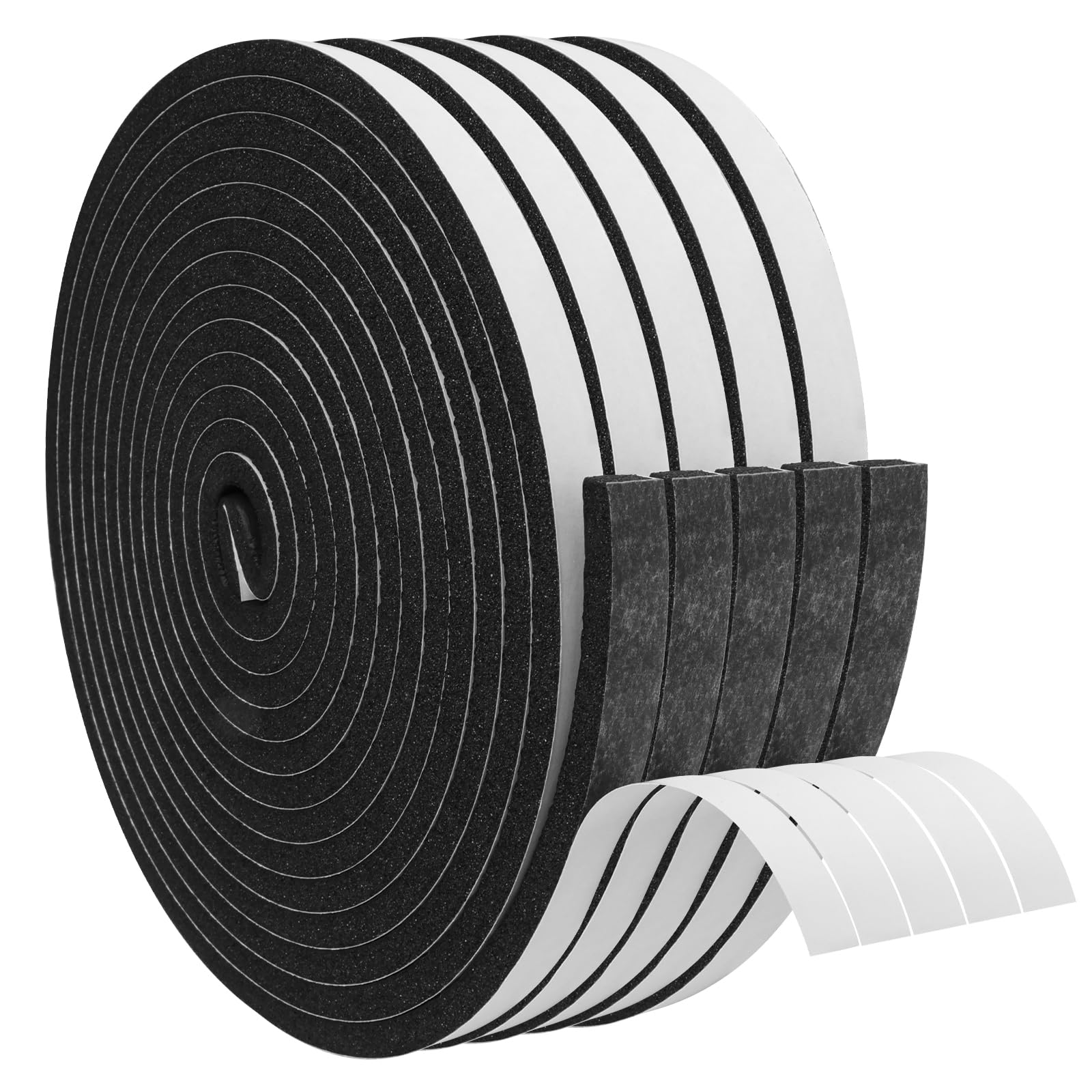 Snapklik.com : Foam Insulation Tape, 1/2In X 1/4In x164Ft Weather ...