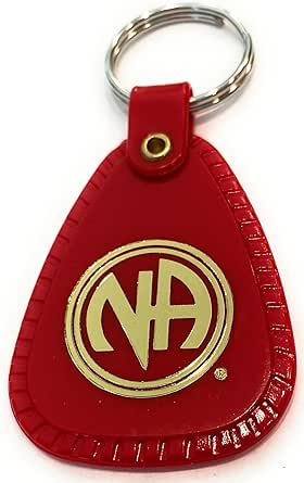 Amazon.com: RecoveryChip NA Keychain Red 90 Days Sobriety Narcotics ...