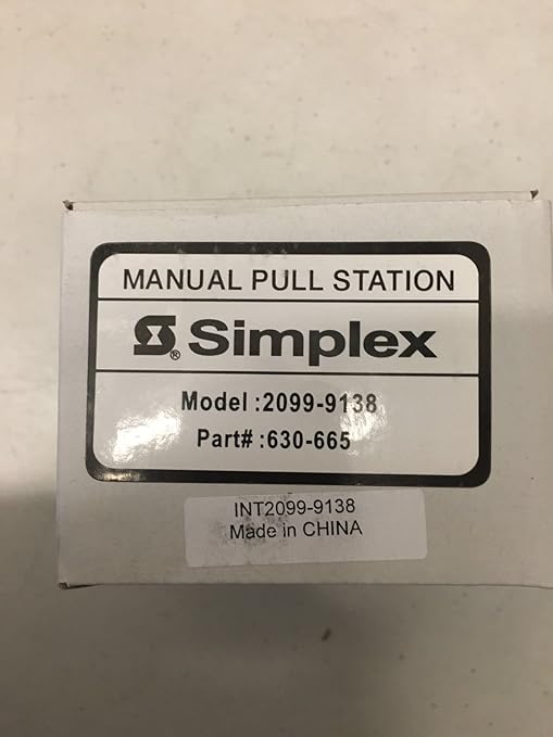 Simplex 2099-9138 - Weather Proof S/A Pull Station - Amazon.com