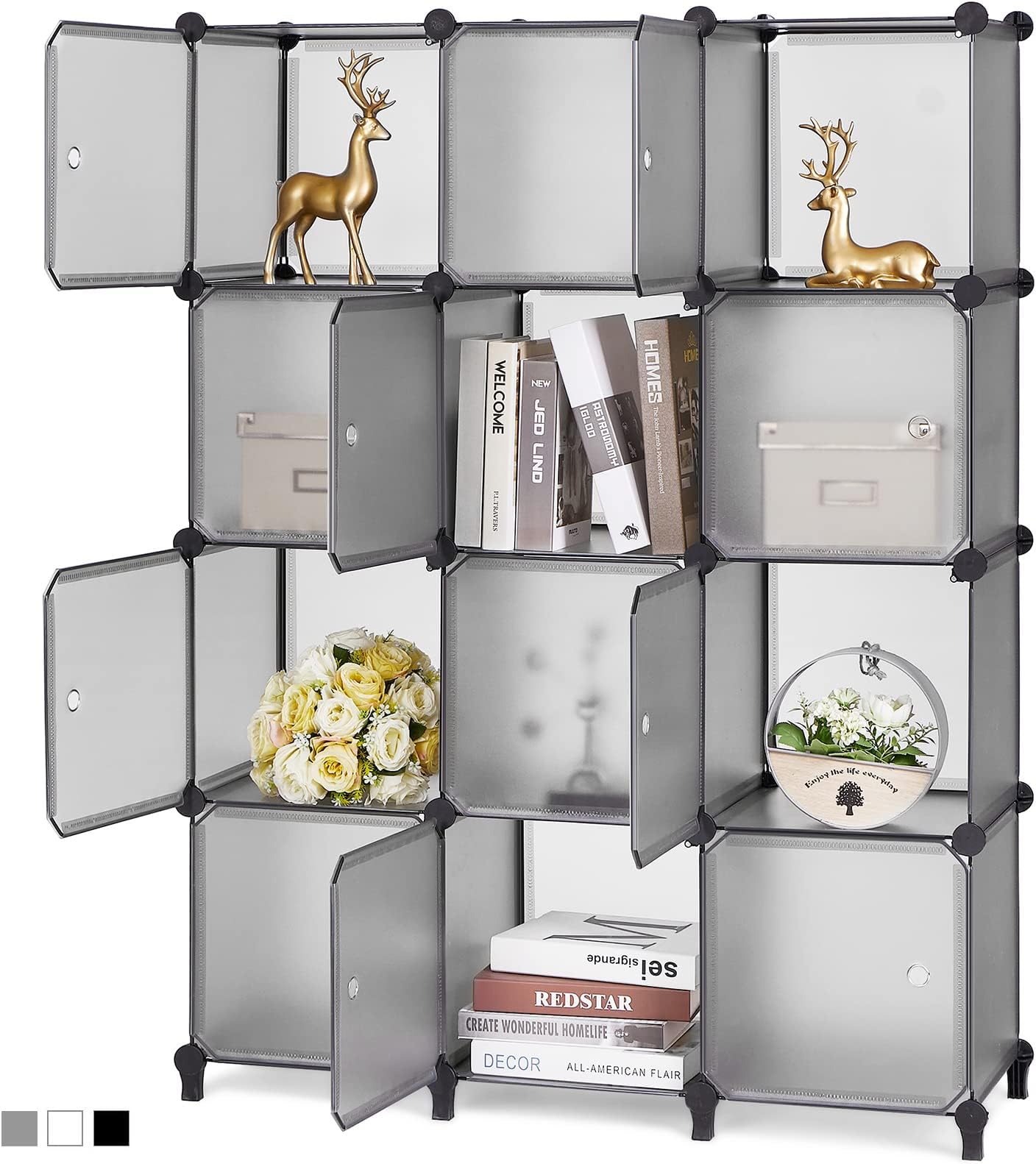 Amazon.com: KOUSI Large Cube Storage -14"x18" Depth Cube (16 Cubes ...