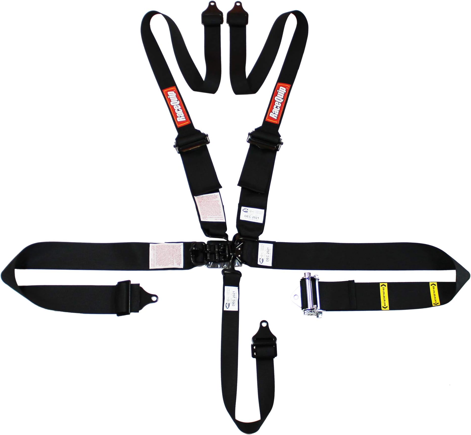 Amazon.com: RaceQuip Auto Racing Harness Set HNR Shoulders With Black ...