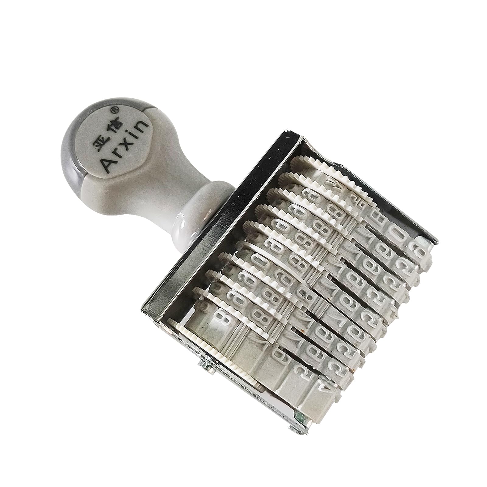 Amazon.com : 9 Digits Rubber Number Stamp, 9 Band Rubber Wheel Office ...