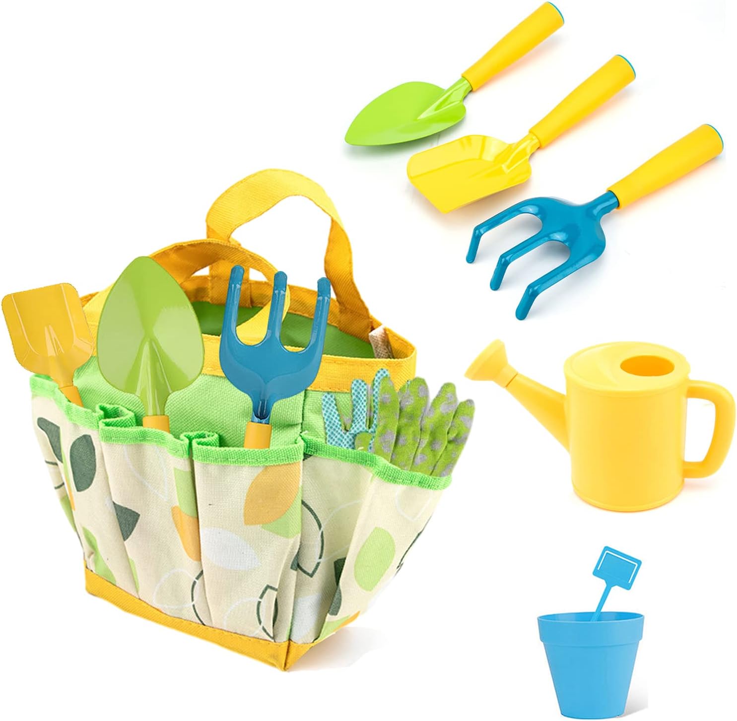 Amazon.com: Little Gardener Tool Set with Garden Tools Bag for Kids ...