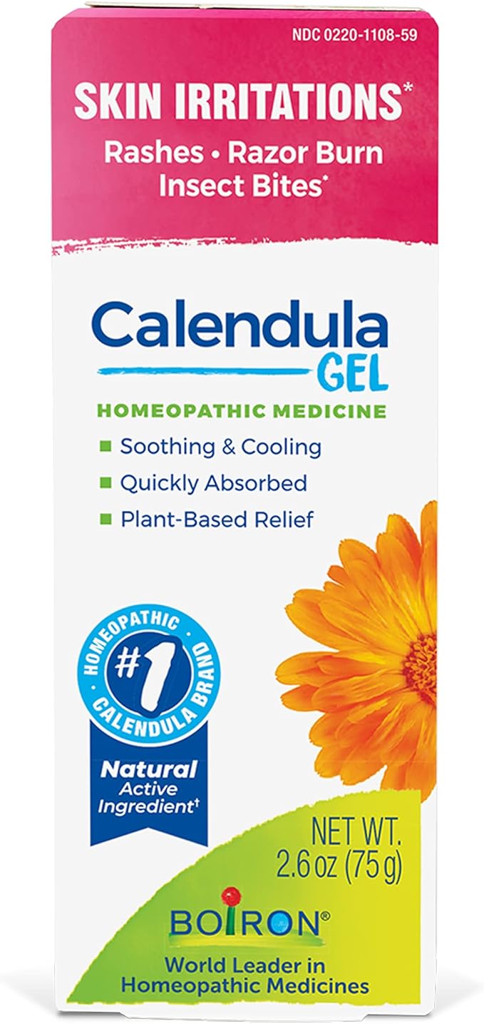 Amazon.com: Boiron Calendula Gel Relief from Rashes, Skin Irritations ...