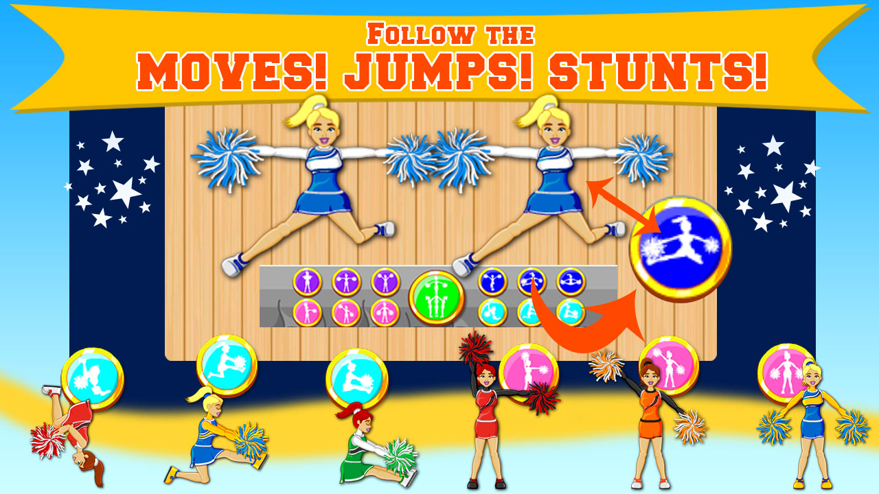 Just Cheer! All Star Cheerleader Game - Play Free Cheerleading & Dance ...