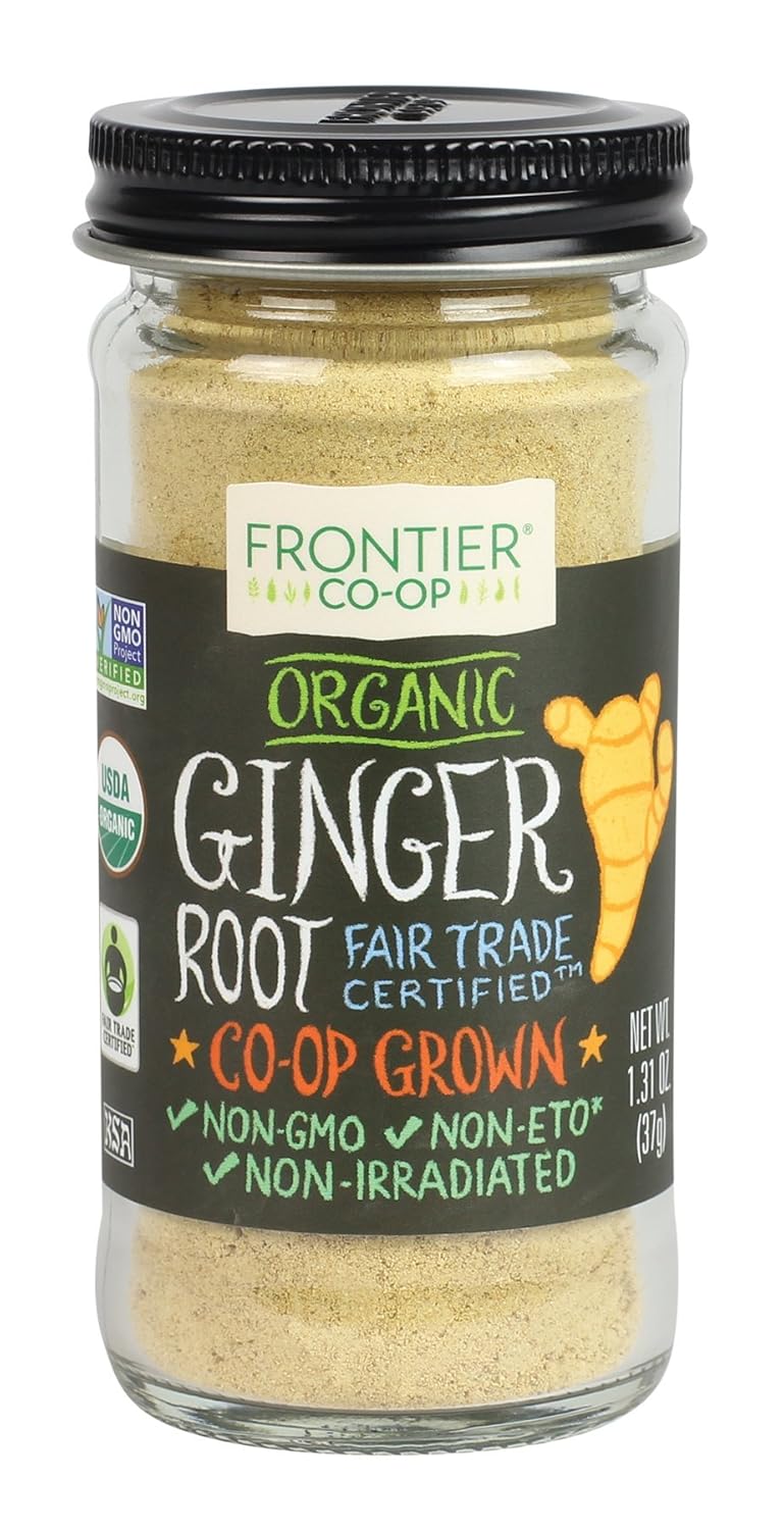 Amazon.com : Frontier Organic Powder, Ginger Root, 1.31 Ounce : Ground ...