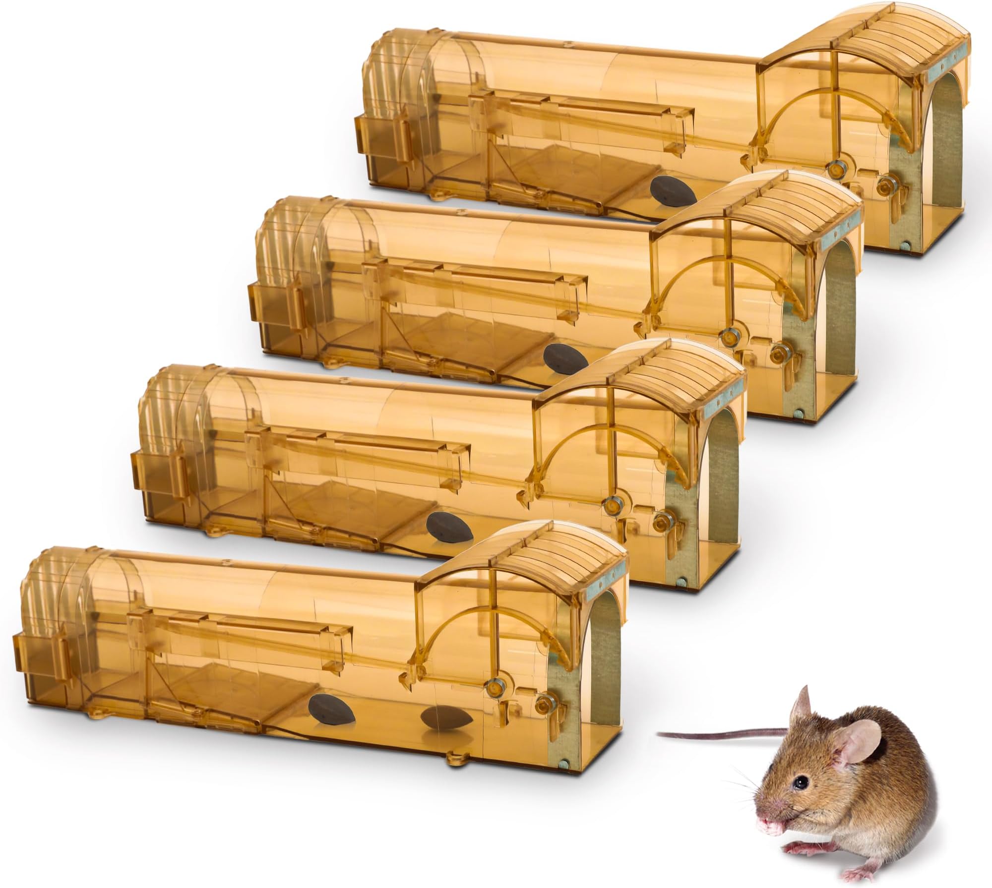 KEPLIN Humane Mouse Trap - Safe No-Kill Design, Child & Pet-Friendly ...