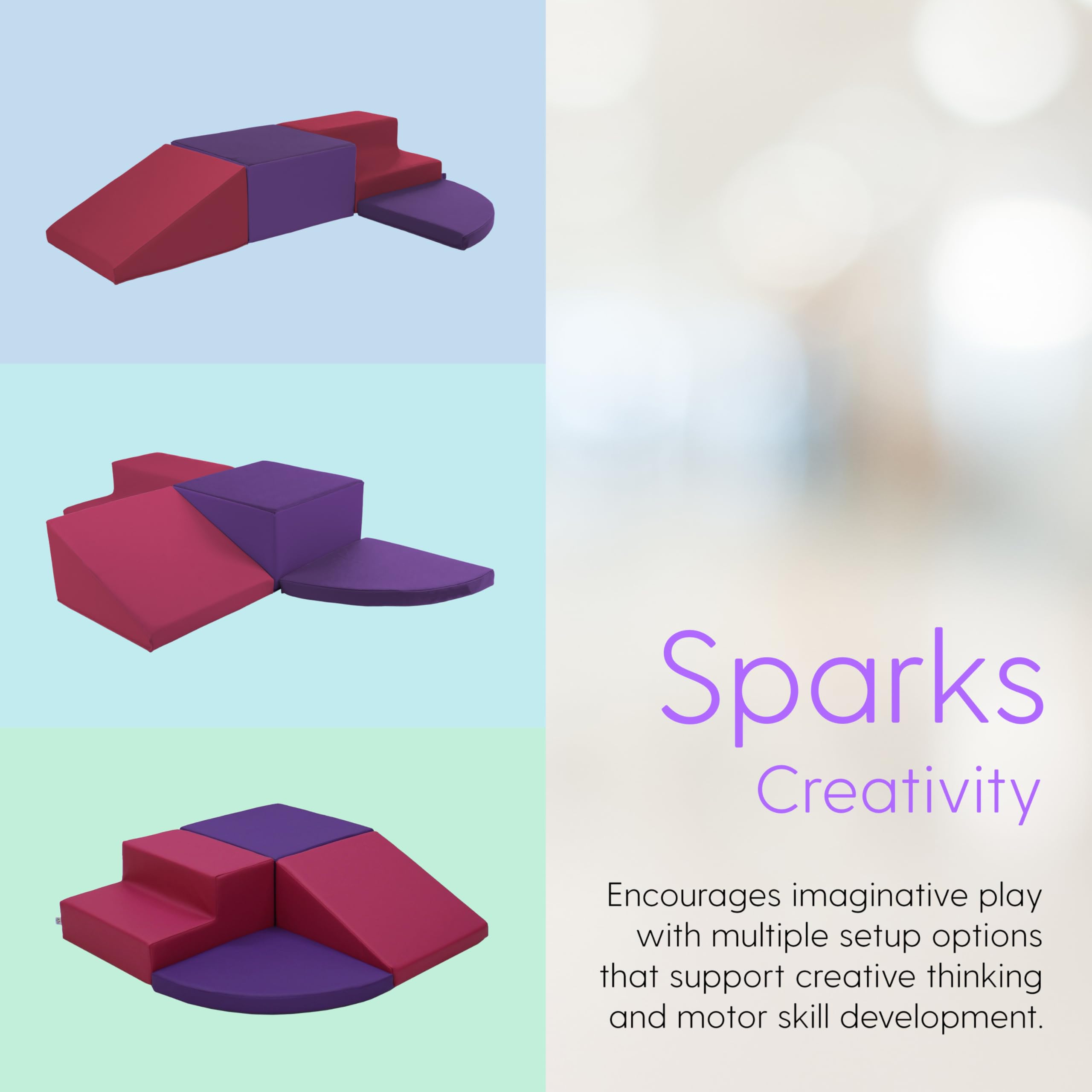 Snapklik.com : SoftScape Toddler Playtime Corner Climber, Indoor Active ...