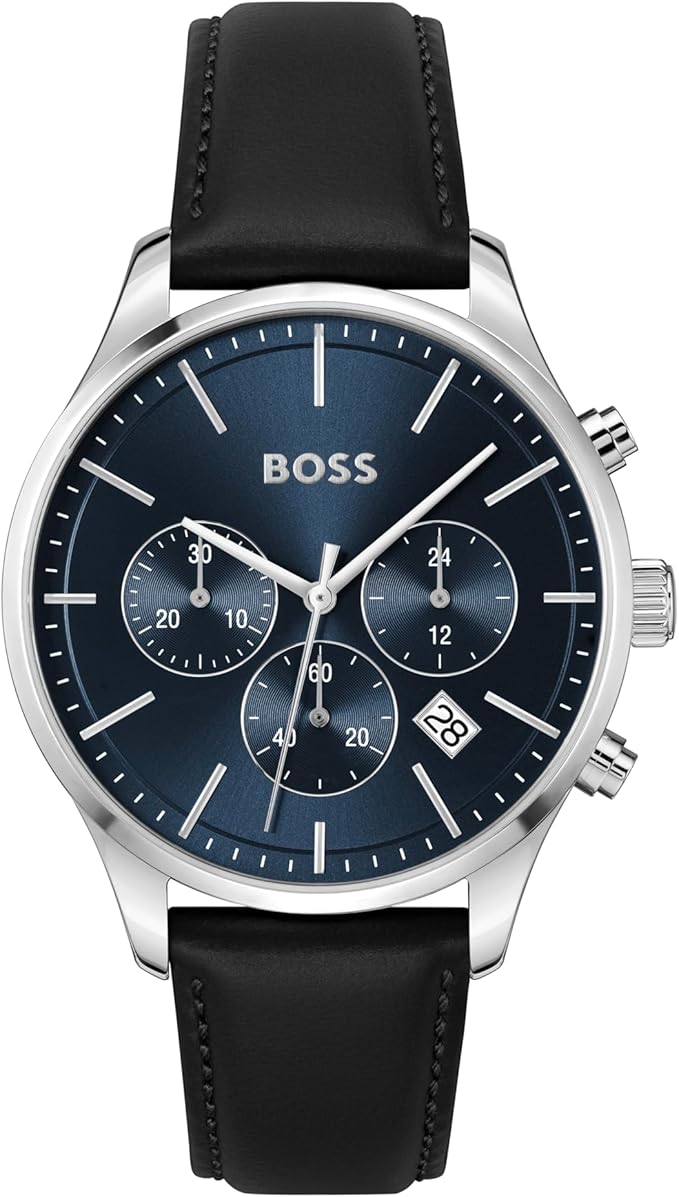 Amazon.com: BOSS Avery Men's 42mm Chronograph Stainless Steel Case and ...